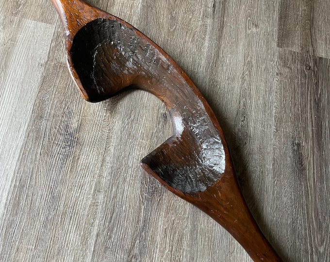 Antique Hand-crafted Human Shoulder Wood Yoke - for Carrying 2 Buckets ...