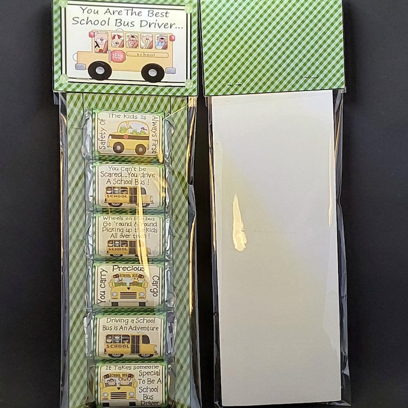 Bus Candy Wrapper - Etsy