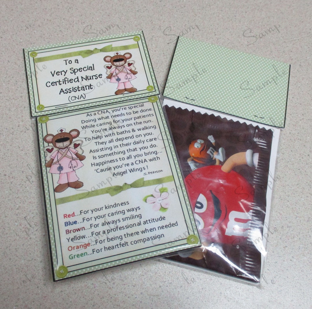 Certified Nurse Assistant (CNA) Fun Size M&m®'s Packet Sets (toppers ...