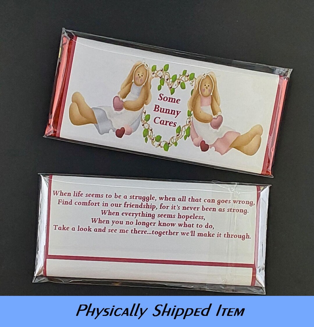 Candy Bar Wrappers - Wrapper Set - Inspiration Friend Bunny (wrapper ...