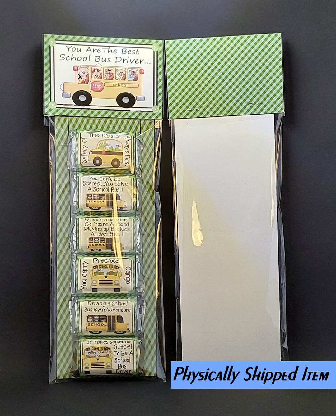 School Bus Driver Minis Candy Gram, With Candy - Etsy