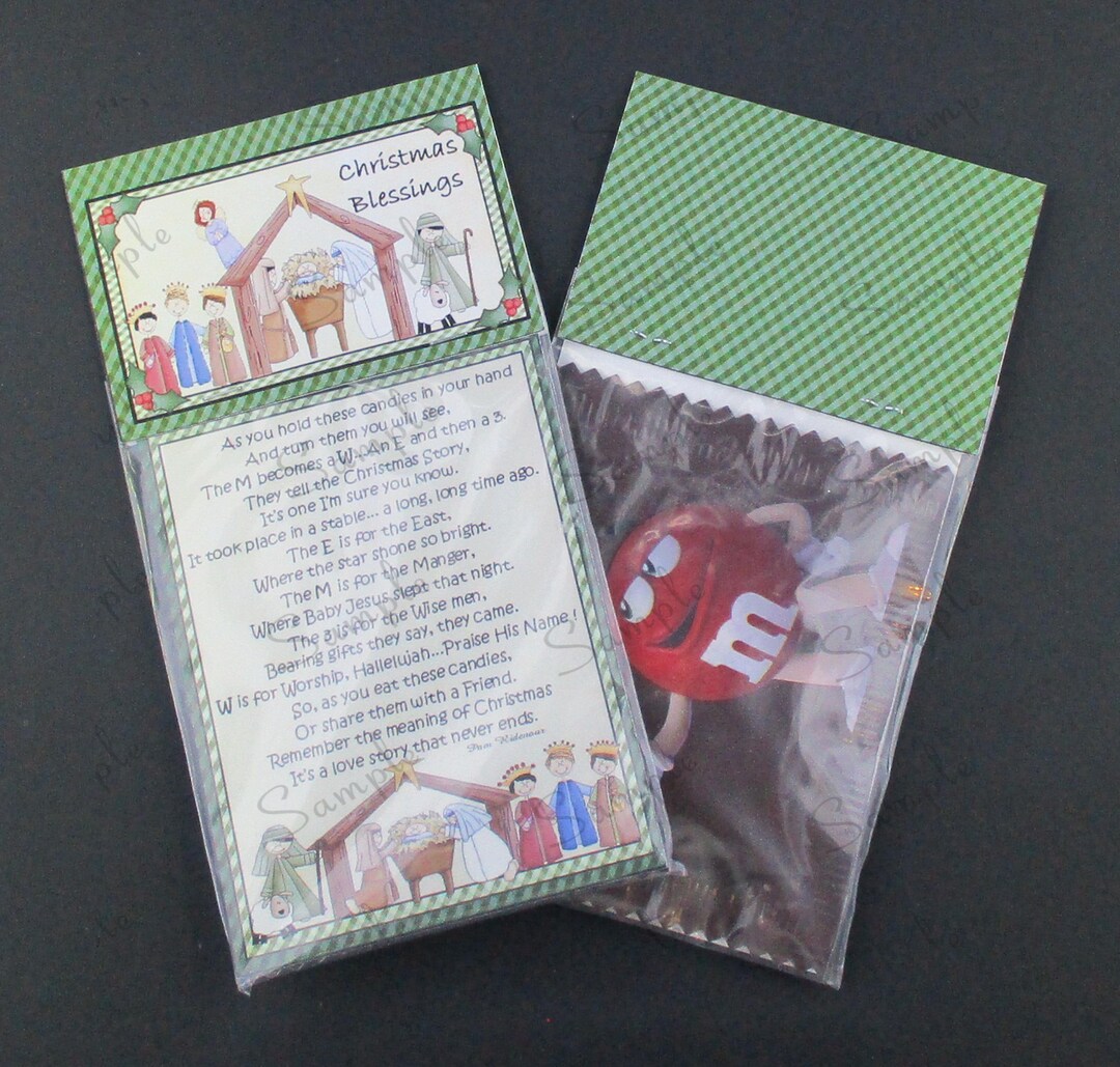Christmas Story Fun Size M&m®'s Packet Sets toppers, Inserts, and Bags ...