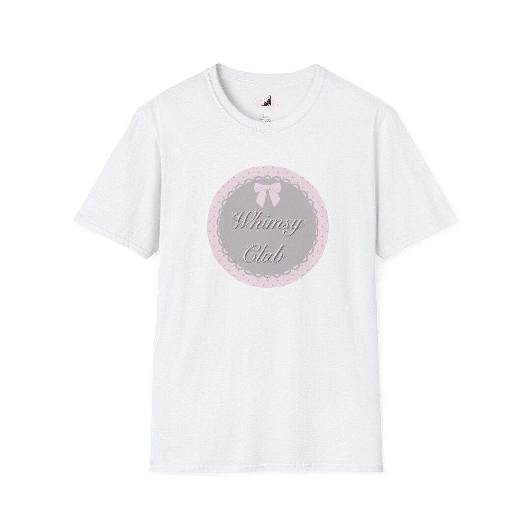 Whimsy Club T-shirt | Minimalist Graphic Tee - Etsy