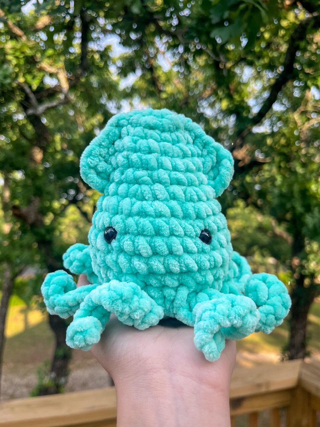 Cute Crochet Squid Amigurumi Plush - Etsy