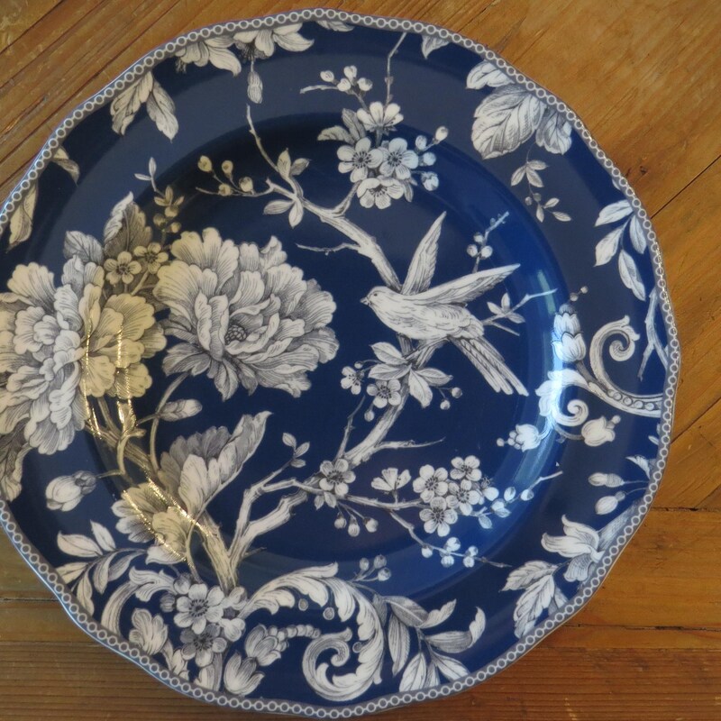 Antique Blue Plates - Etsy