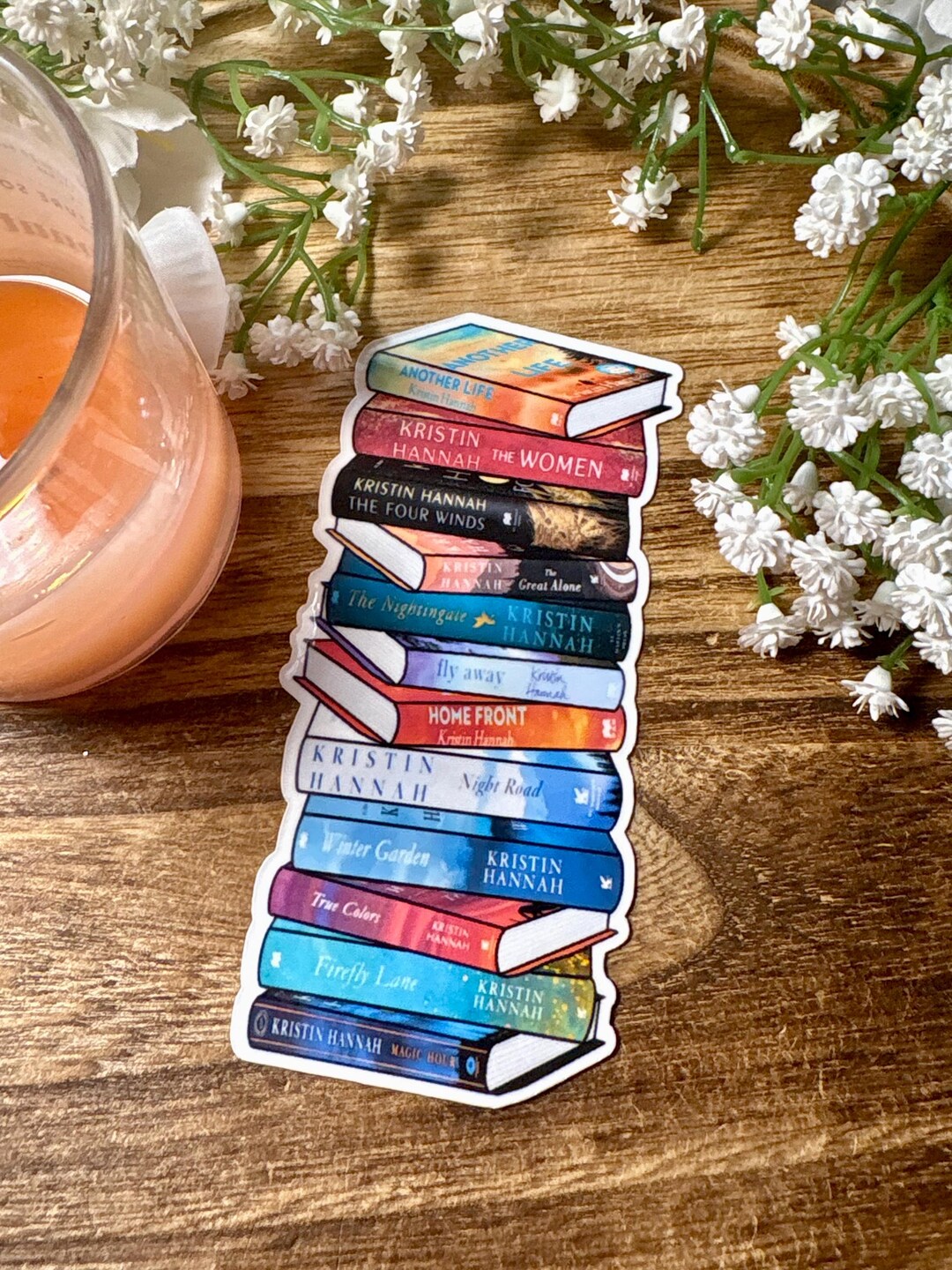 Historical Fiction Bookstack Bookmark - Etsy
