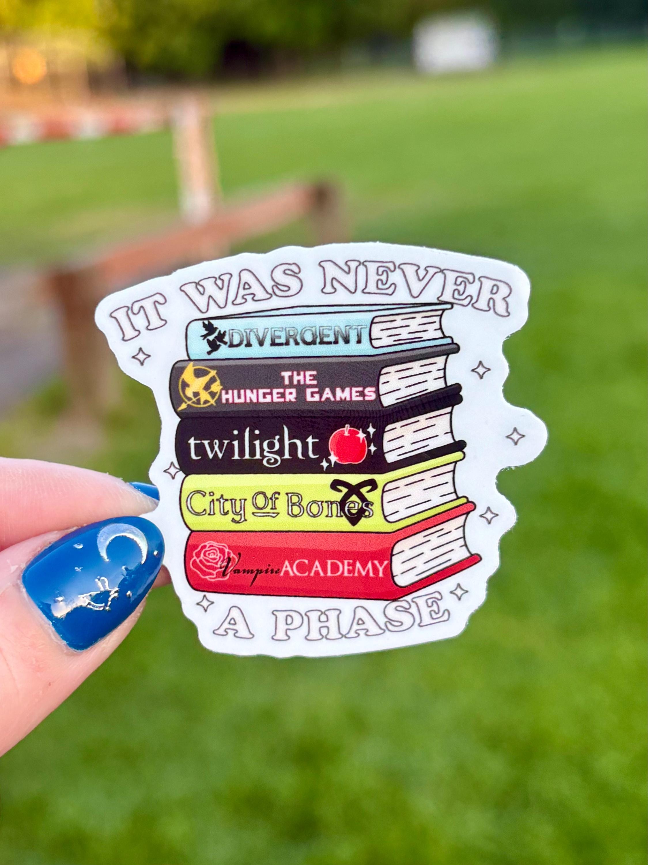 2000s YA Book Lover Sticker: Matte Vinyl, Water-resistant - Etsy