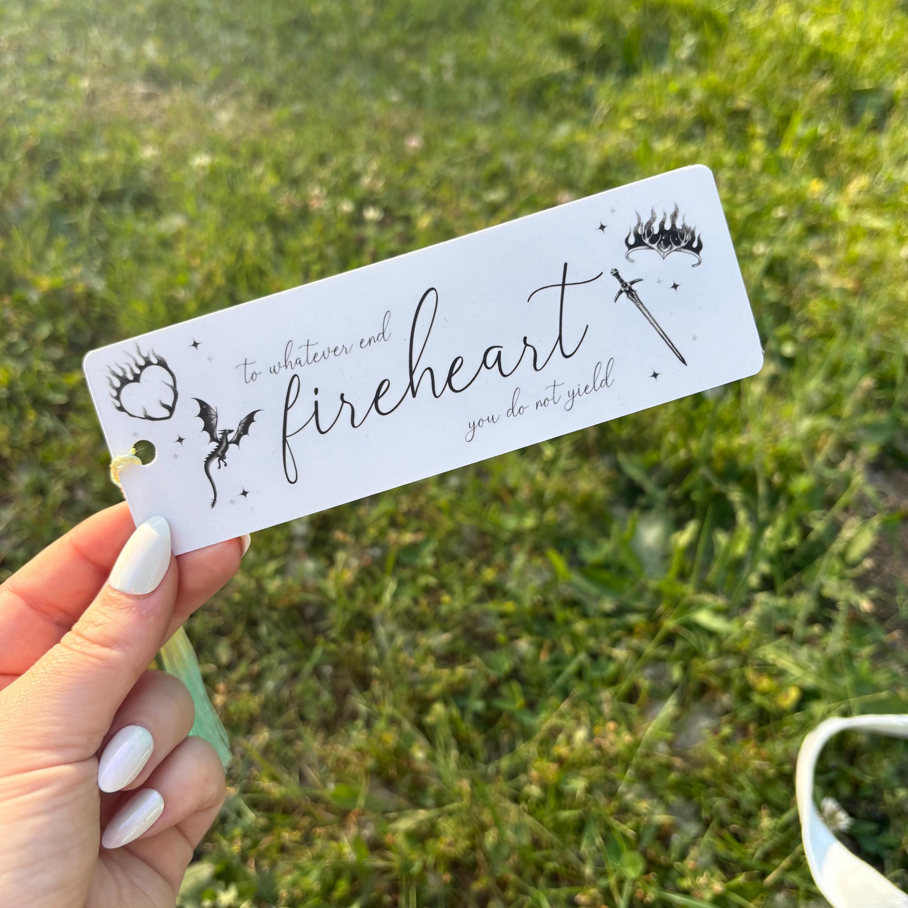 Fireheart TOG Bookmark – 2x6 Pre-tasseled Bookish Bookmark, Sparkle ...
