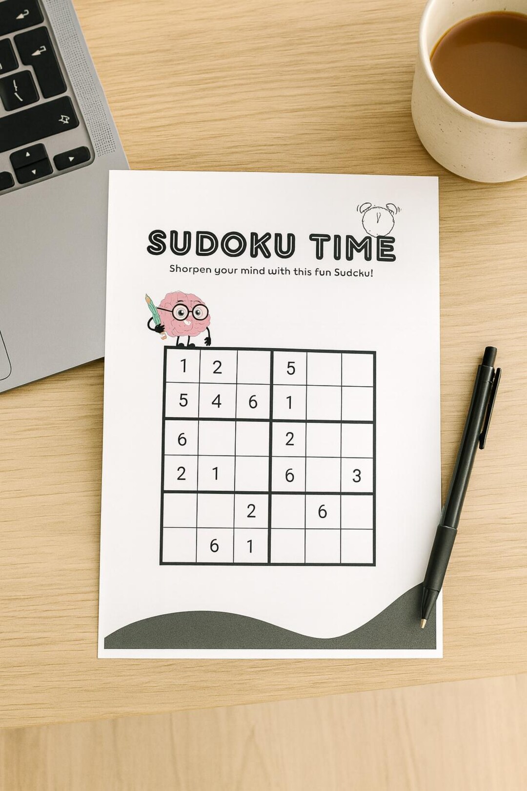 Printable Sudoku Puzzle Pack | 10 Unique Sudoku Worksheets | A5 PDF ...