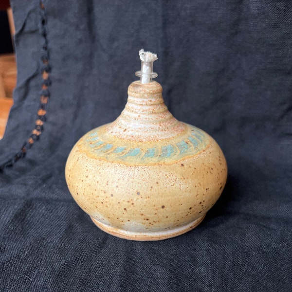 Pottery Oil Lamp - Etsy