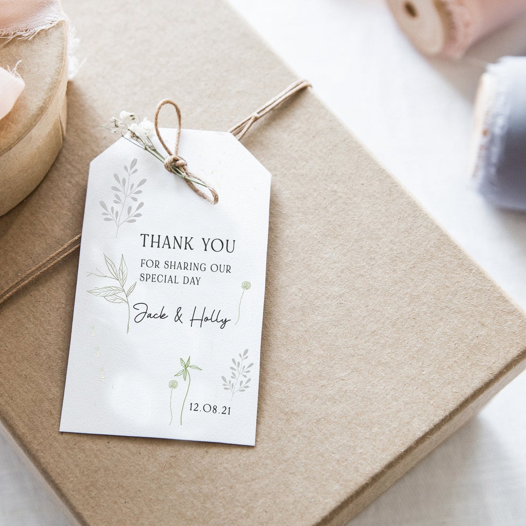 Wedding Tags, Personalised Wedding Tags, Custom Wedding Favor Tags ...