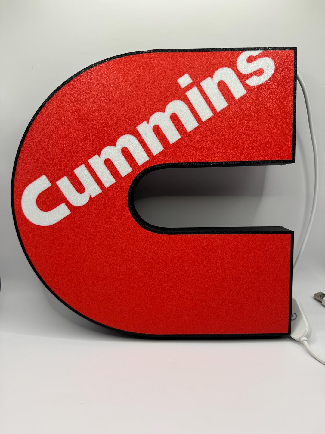Red Cummins Light up LED Sign - Etsy