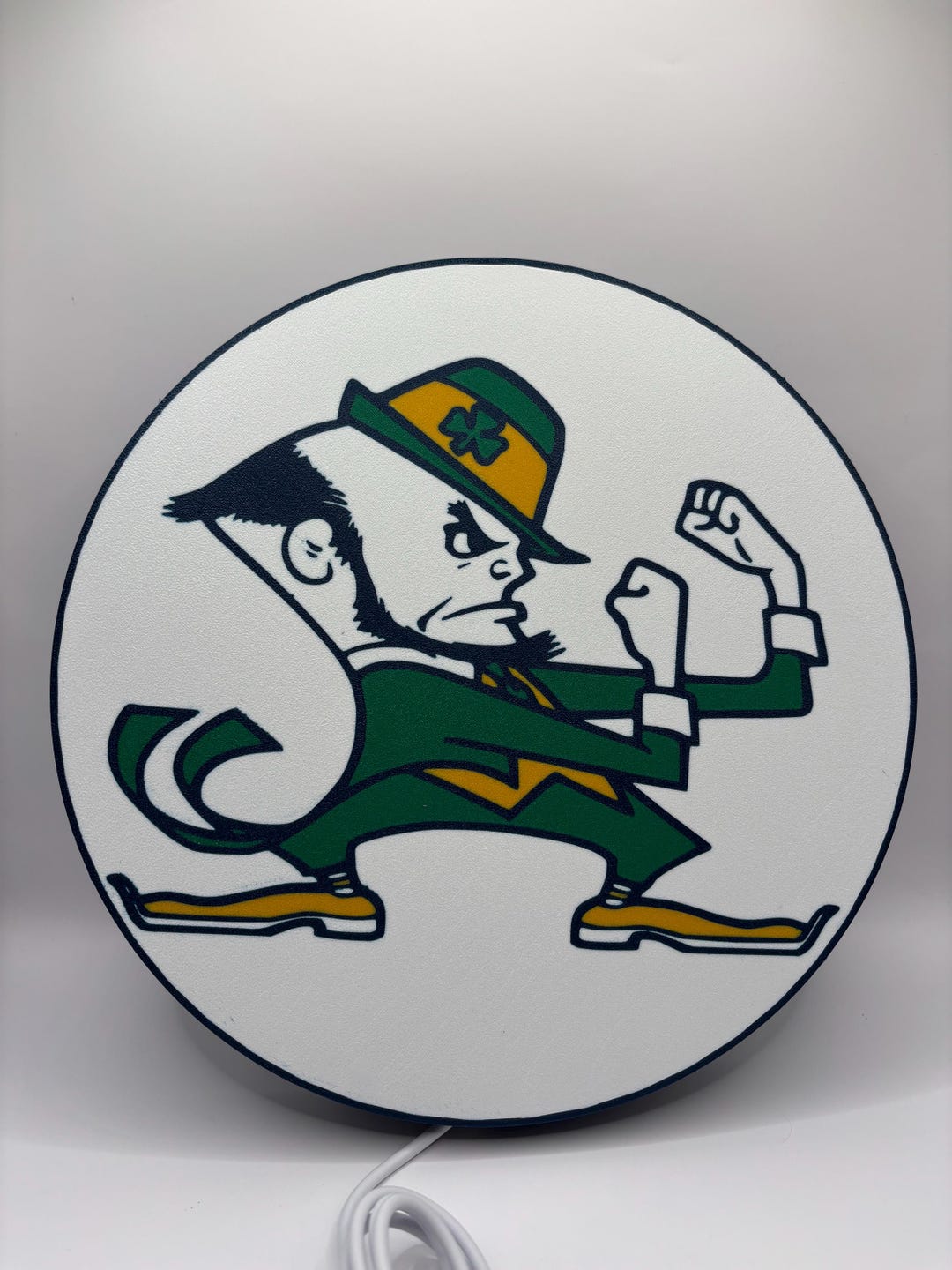 Notre Dame LED Sign: Fight Irish Light-up Wall Decor - Etsy