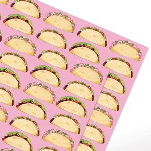 Taco Wrapping Paper Sheets 20 X 29 Inches 5 Pack Taco Lover - Etsy