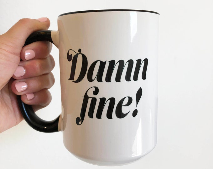 Twin Peaks damn Fine Coffee Mug, Quirky Sassy, Coffee and Cherry Pie ...