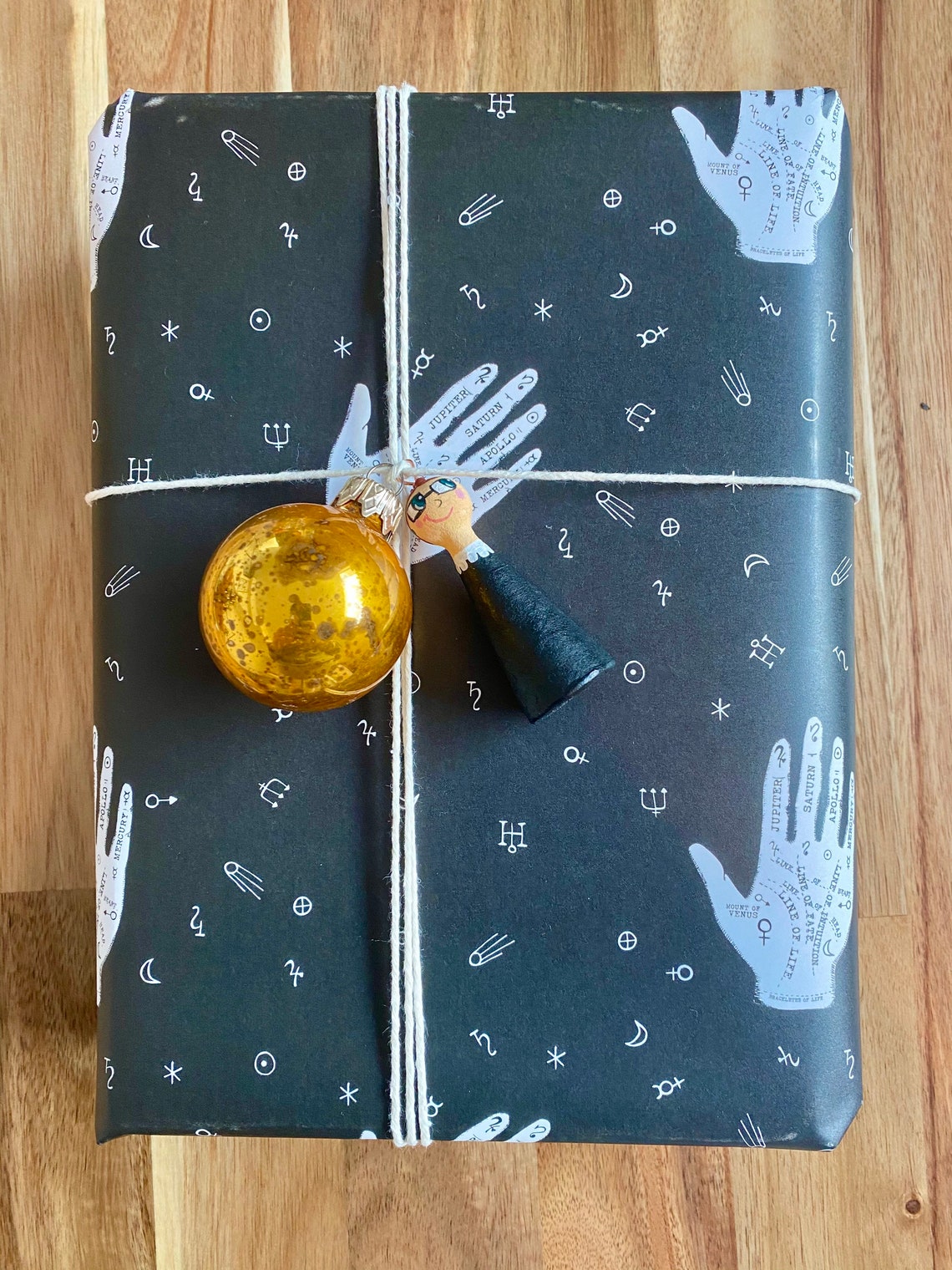 Palm Reading Wrapping Paper 20 X 29 Inches Sheets Christmas | Etsy