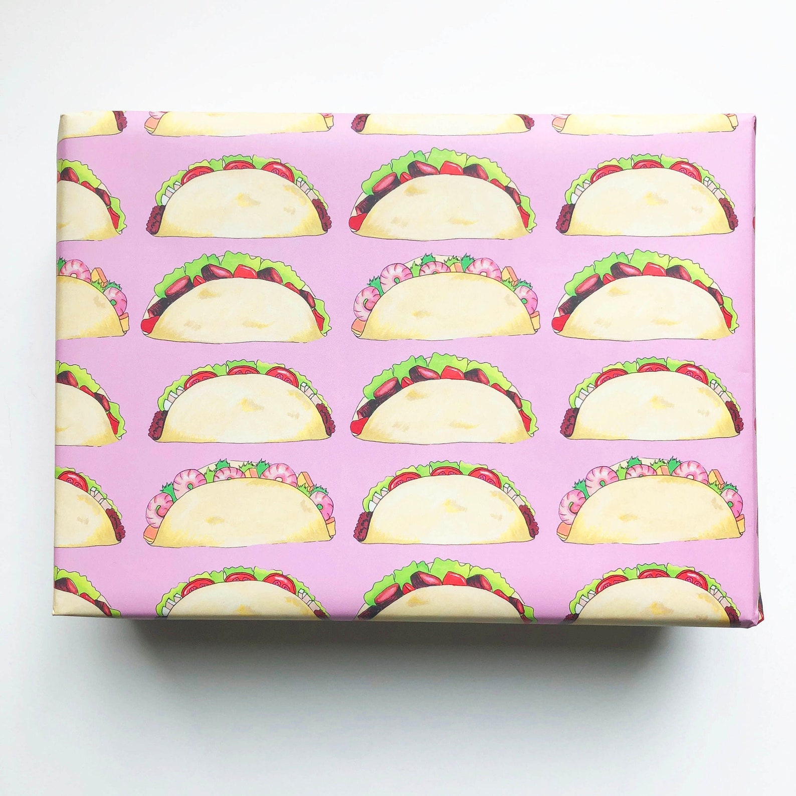 Taco Wrapping Paper Sheets 20 X 29 Inches 5 Pack Taco Lover | Etsy