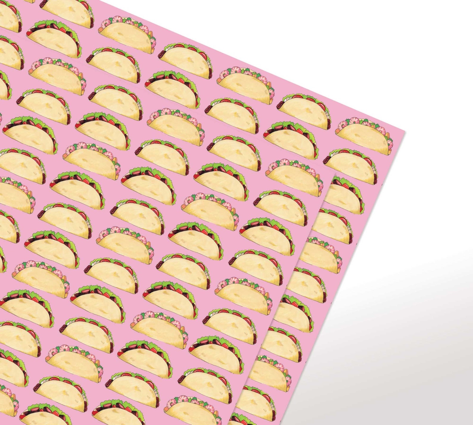 Taco Wrapping Paper Sheets 20 X 29 Inches 5 Pack Taco Lover - Etsy