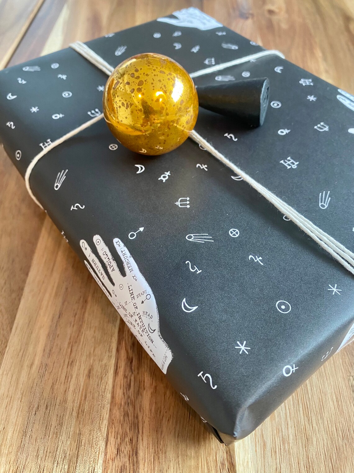 Palm Reading Wrapping Paper 20 X 29 Inches Sheets Christmas | Etsy