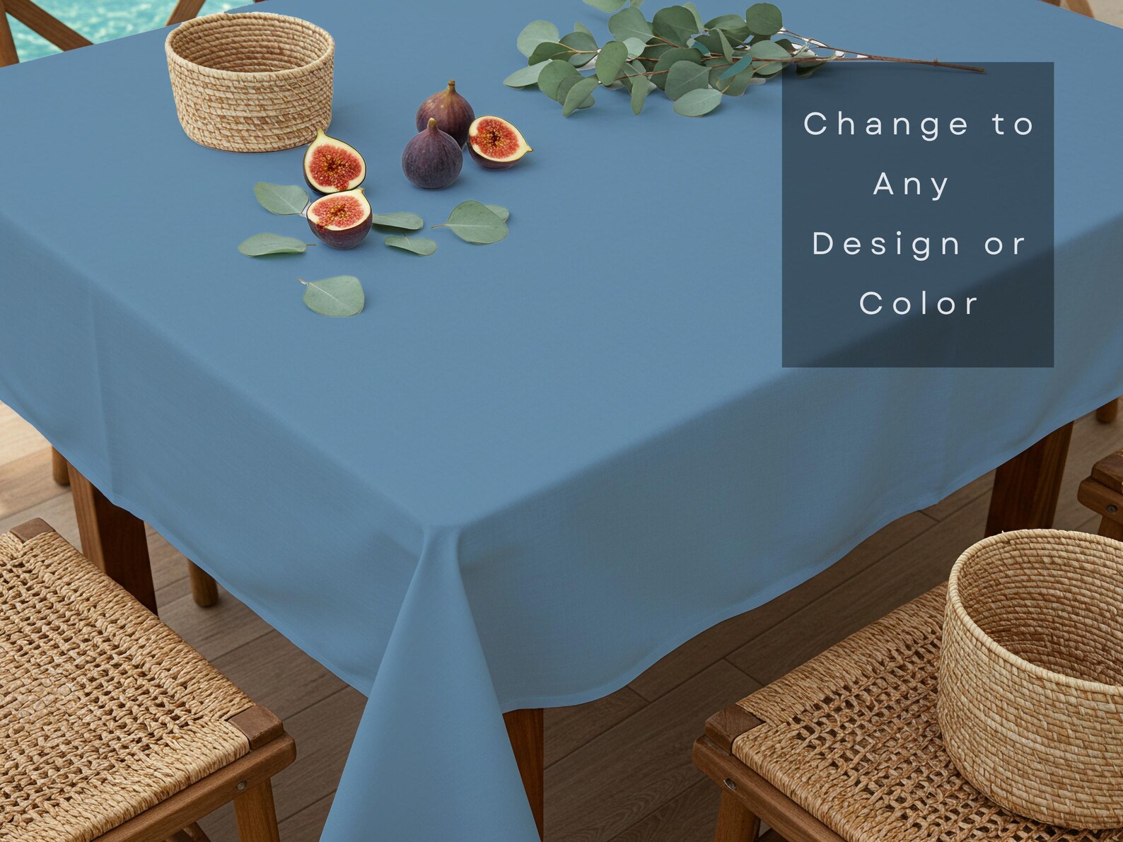 Tablecloth Mockup | Coastal Design | Summer Tablecloth Decor ...