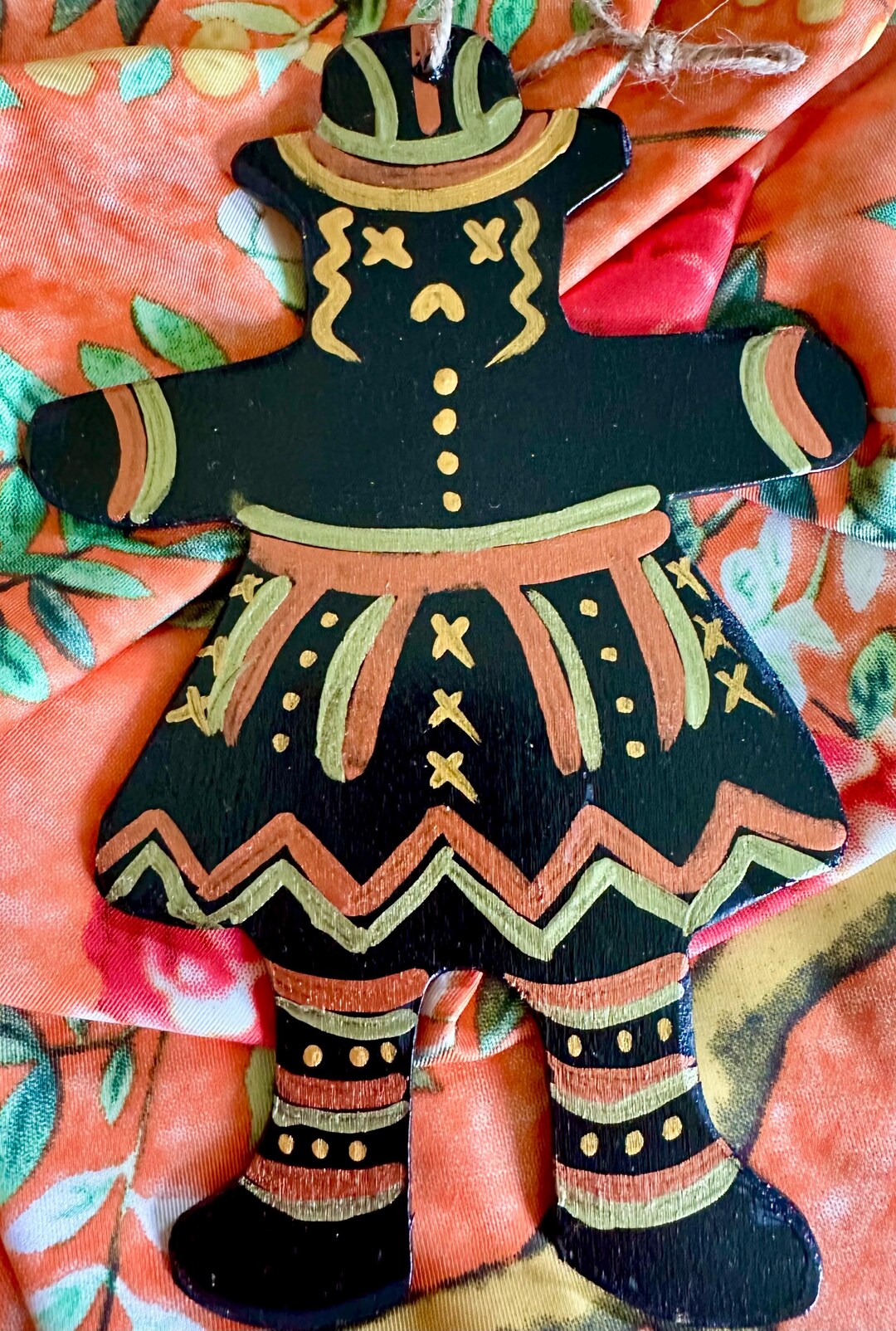 Wooden Voodoo Gingerbread Lady - Etsy