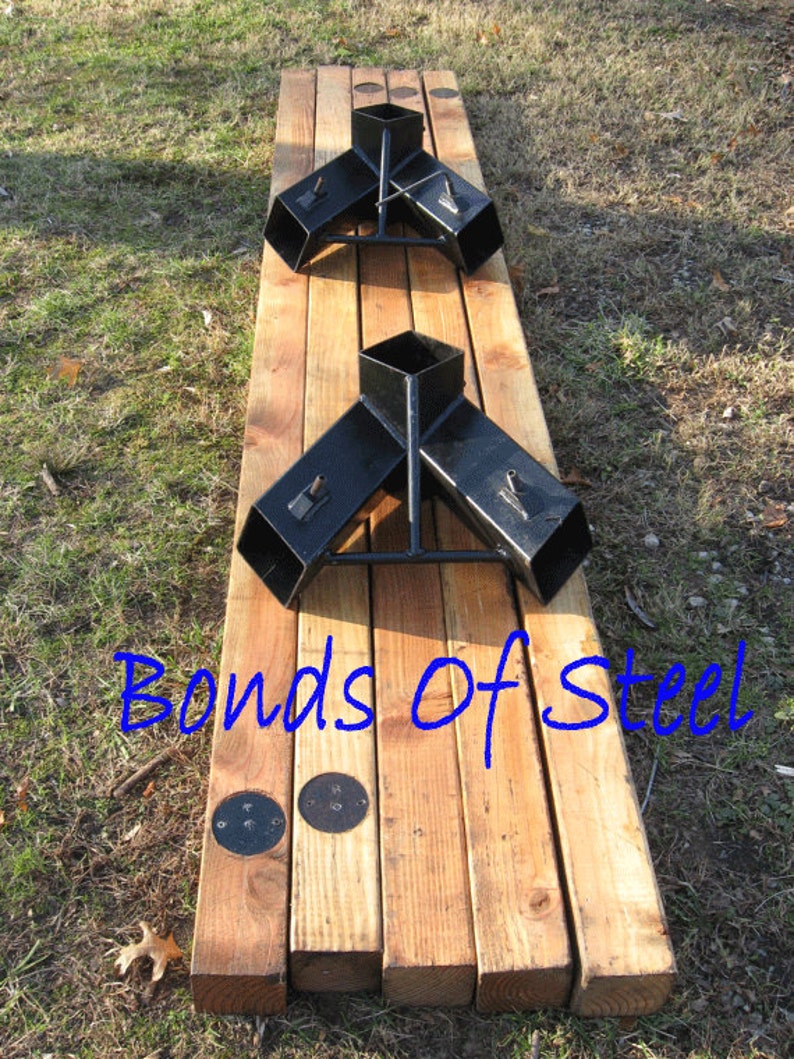 Straight Leg 4X4 Wood Post Angle Brackets Mature - Etsy