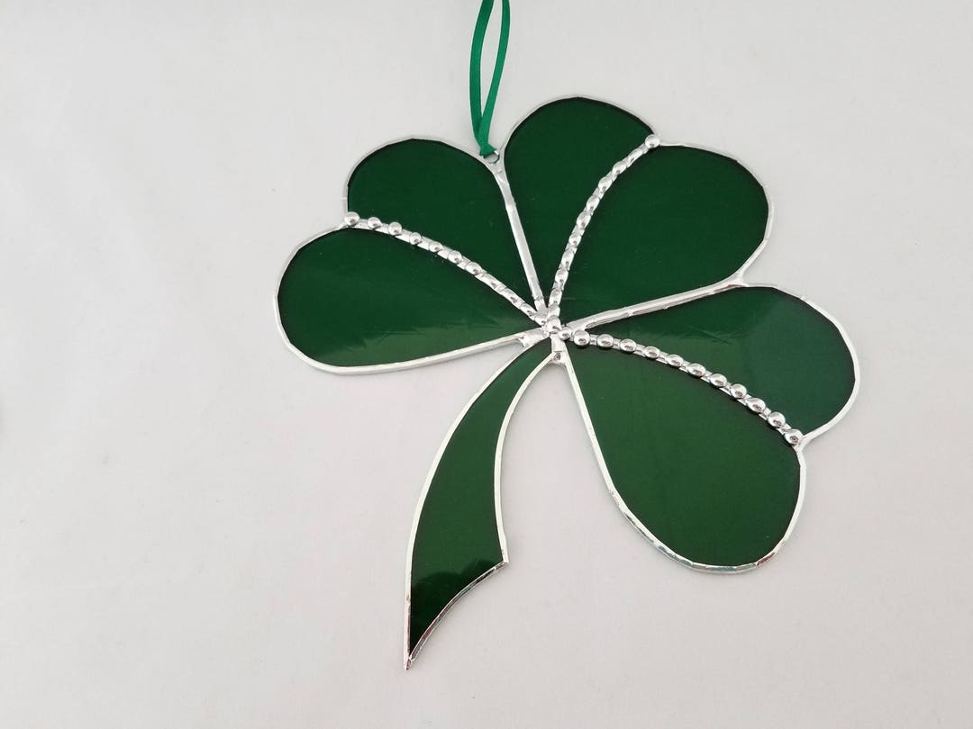 Shamrock Charm for Your Window St Patricks Day Decor - Etsy