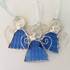 Guardian Angel in Cobalt Blue Glass - Etsy