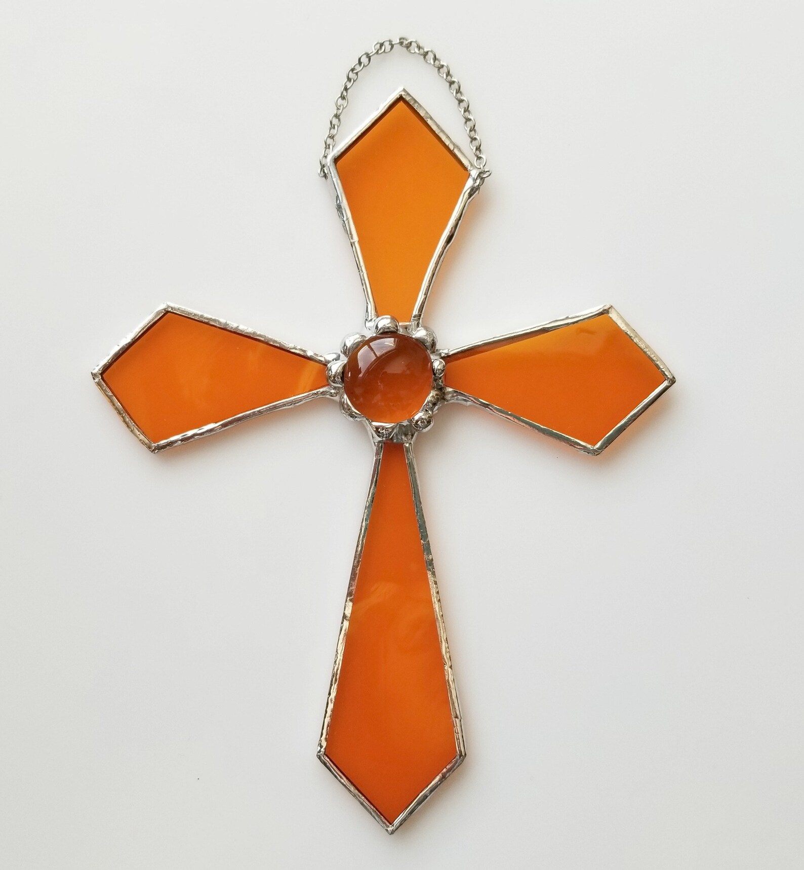 Easter Decor Cross in Stained Glass Various Colors Available | Etsy