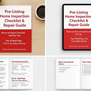 Pre-listing Home Inspection Checklist PDF | FSBO Seller Prep Guide ...