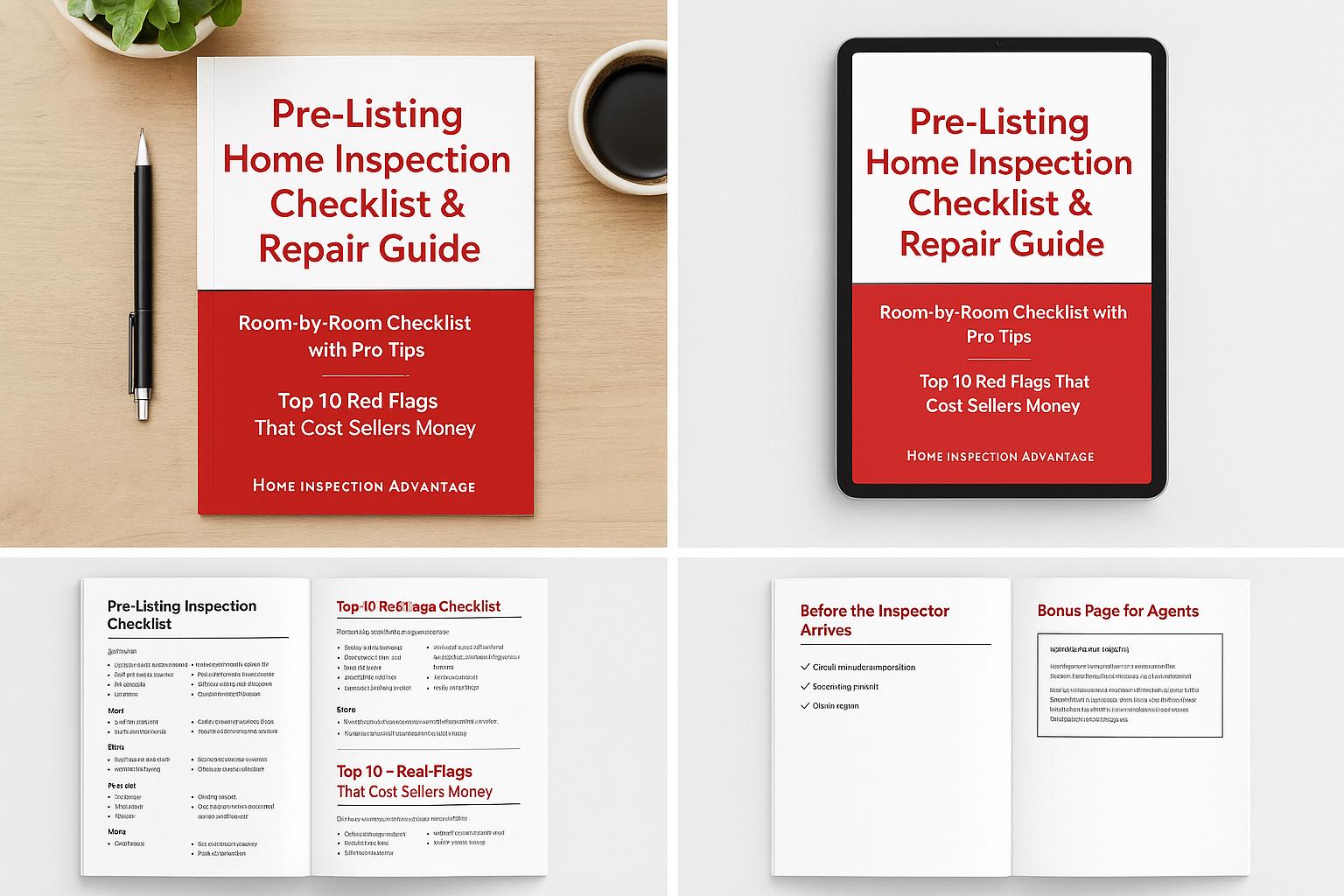 Pre-listing Home Inspection Checklist PDF | FSBO Seller Prep Guide ...