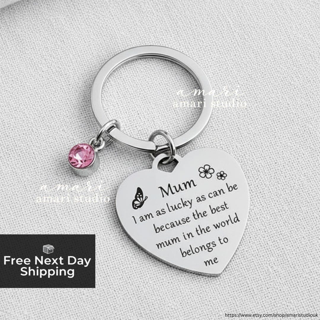 Best Mum in the World Belongs to Me, Mum Keychain, Mothers Day Gift ...