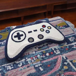 Game Controller Console Rug – Geometric Non-slip Floor Mat for Gaming ...