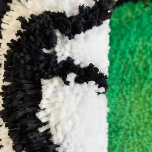 Green Vampire Teeth Tufted Rug – Thick Non-slip Carpet for Living Room ...