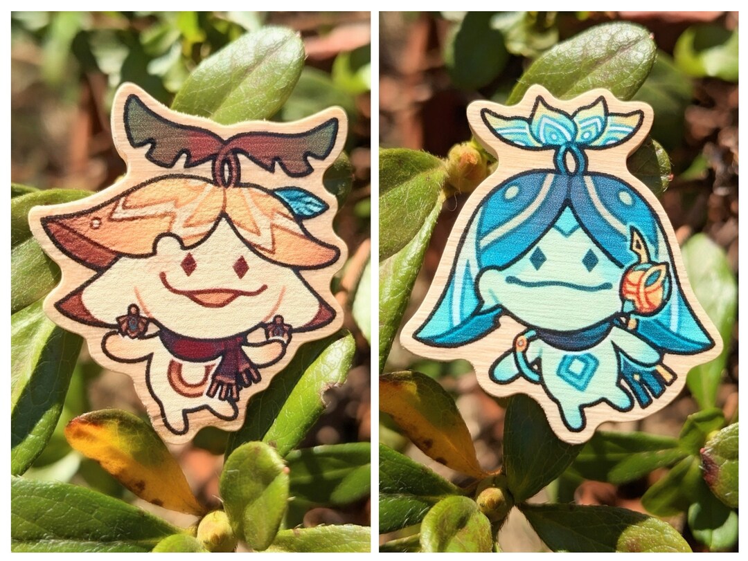 Kaveh & Al Haitham Pins Aranara Sumeru Genshin Impact Wooden Pins - Etsy