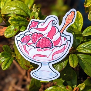 Dessert Stickers - (blueberry Pie, Raspberry Ice Cream, Blackberry ...