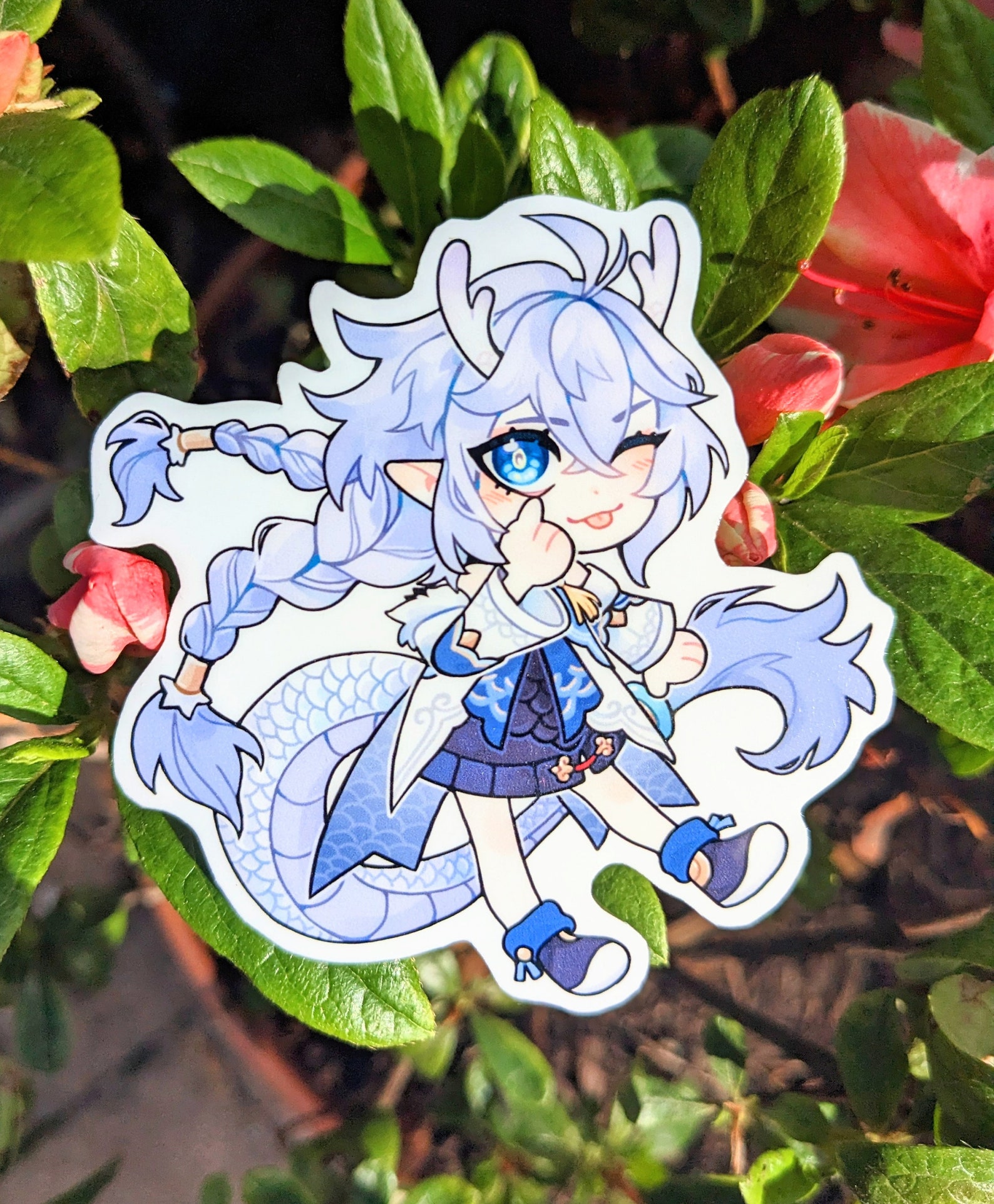 Bailu Sticker Honkai Star Rail Glossy Vinyl Sticker - Etsy Australia