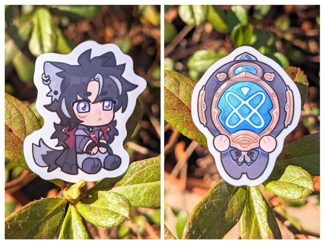 Wriothesley & Freminet Mini Stickers - Genshin Impact Fontaine Cryo ...