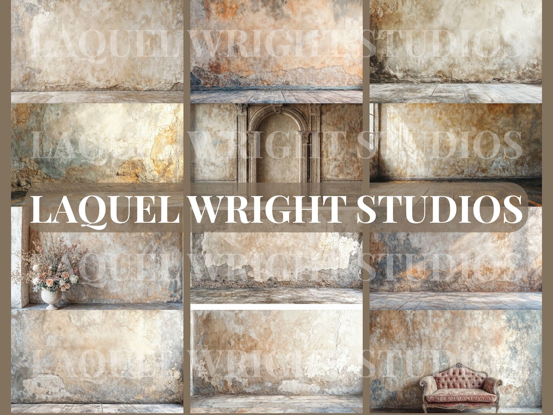 Old Masters Photography Backdrops: Distressed Texture Walls (digital ...