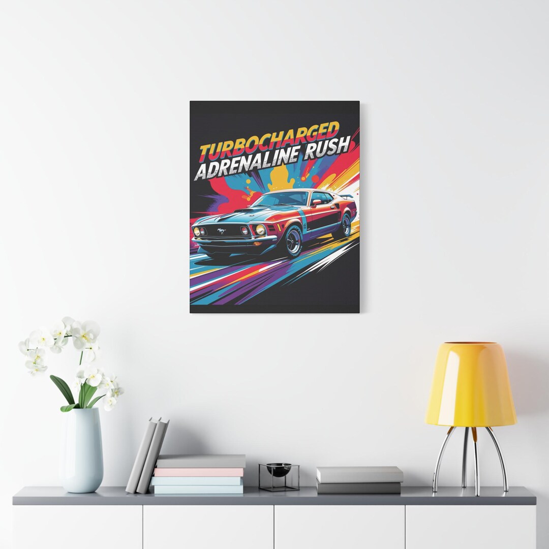 Matte Wall Art, Ford Mustang, Fathers Day, Dream Car, Pop Art, Gift ...