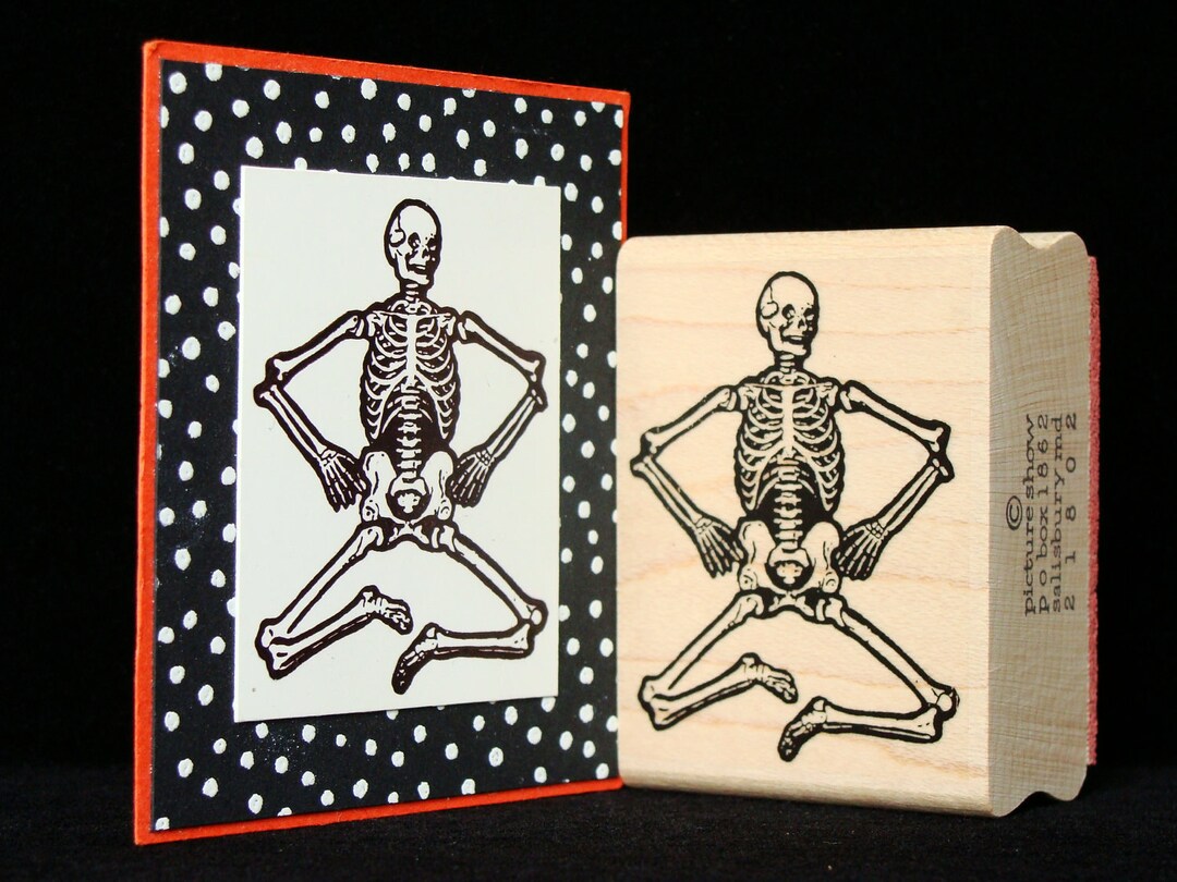 Bendy Skeleton - Etsy