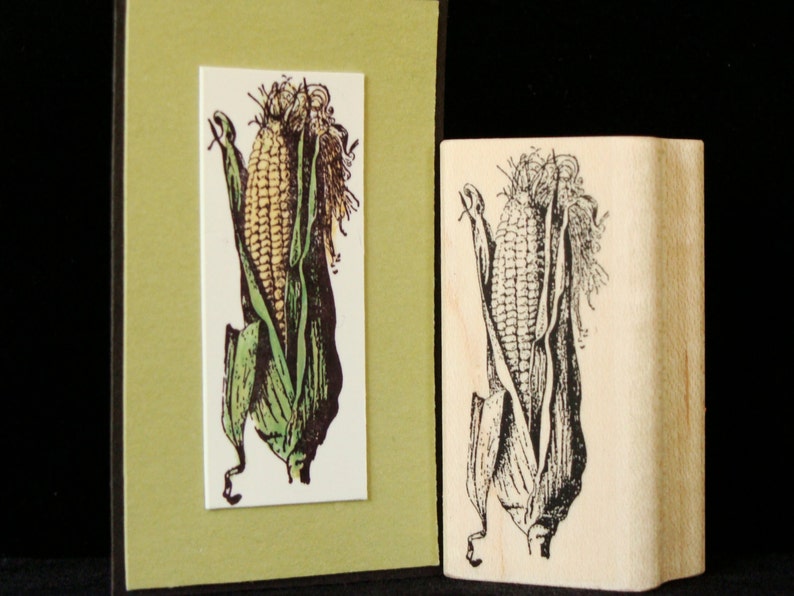 Picture Show Rubber Stamp "ear of Corn" - Etsy