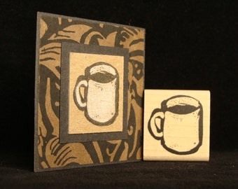 Coffee Ring Stain Rubber Stamp 2 3/4 X 2 1/4 19230/926k Coffee Mug ...