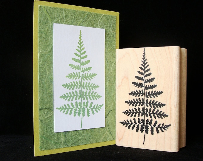 Rubber Stamp fern No 1 - Etsy