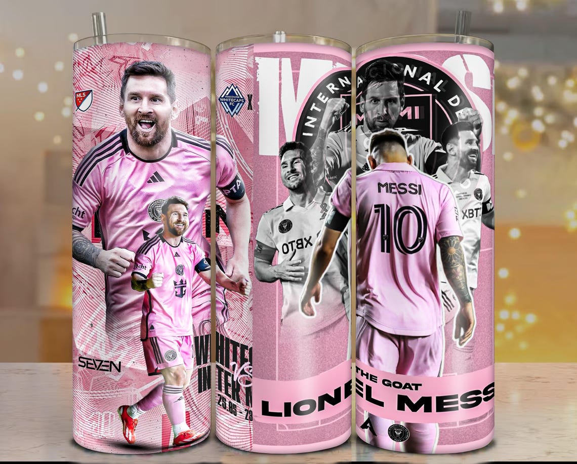 Lionel Messi Tumbler Wrap 20oz Png Wrap Digital File Only - Etsy