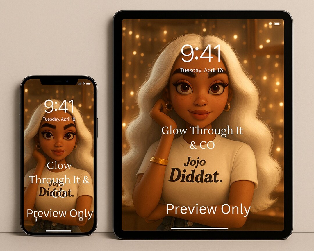 Black Girl Magic Lock Screen | Feminine Mobile Wallpaper | Soft ...