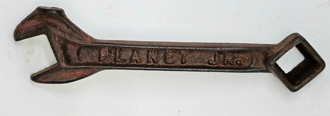Planet Jr Implement Wrench 1930's Cast Iron Rusty - Etsy