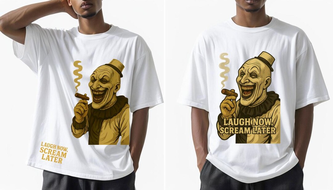Terrifier Laughing PNG | Vintage Horror Cartoon Clipart | Laugh Now ...