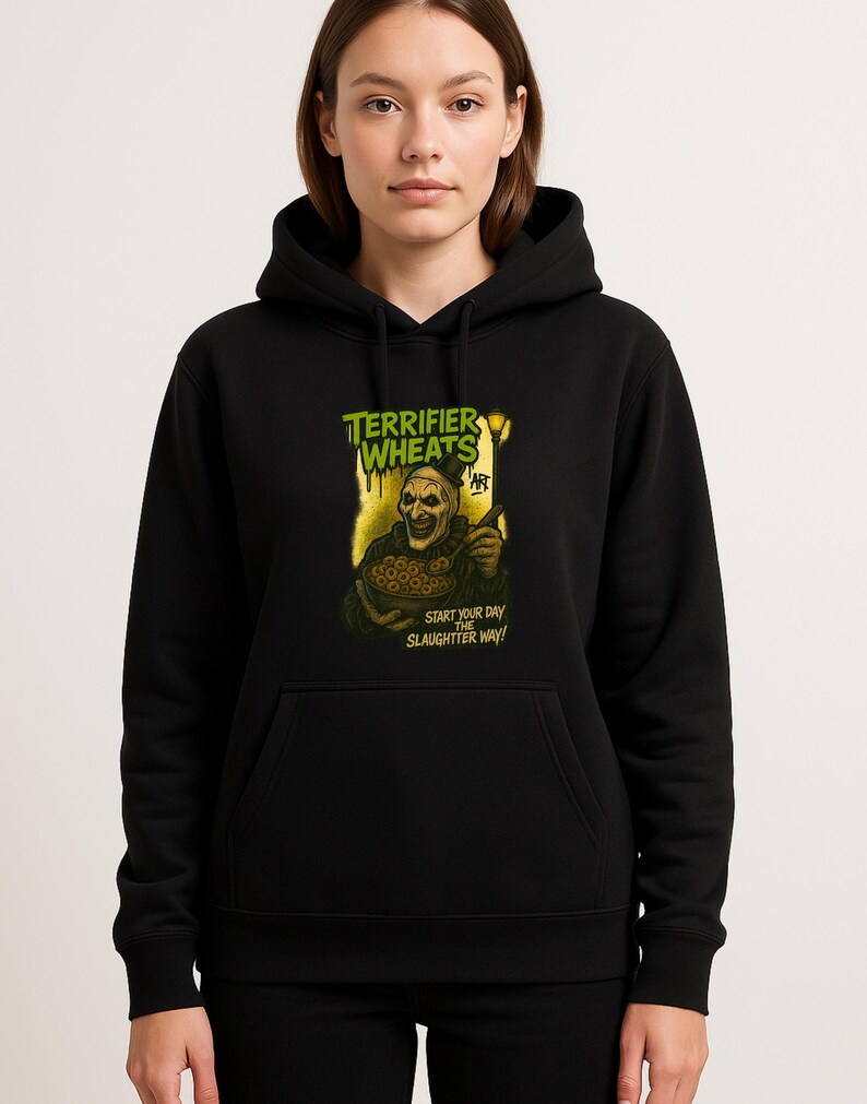 Creepy Horror Cereal Clipart PNG – Killer Clown Breakfast Box Art ...