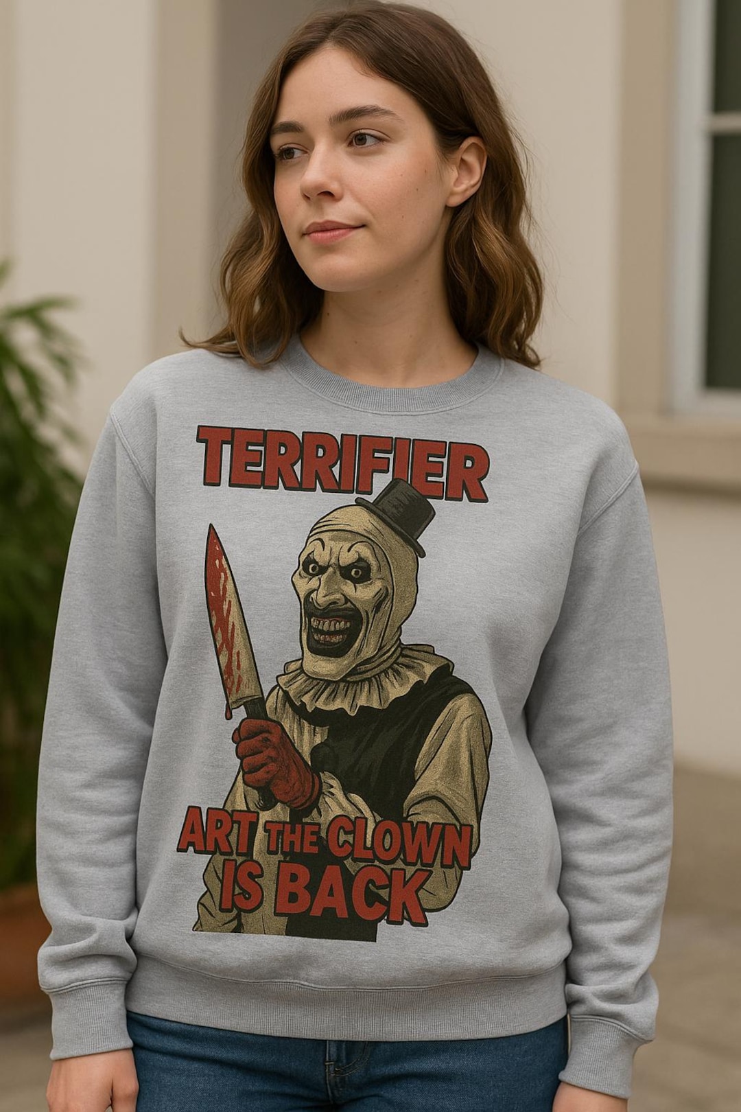 Terrifier Clipart PNG | Art the Clown Horror PNG | Terrifier SVG Bundle ...